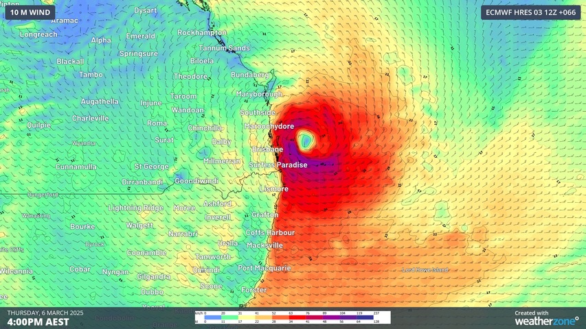 Cyclone Alfred Update Thursday 6/03/2025 - South East Chiropractic